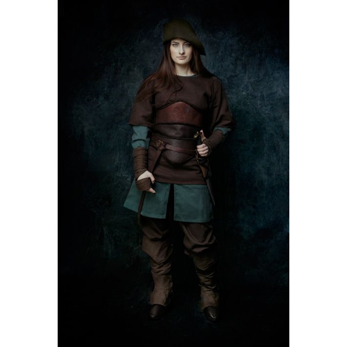 Scarlet Leather Bodice