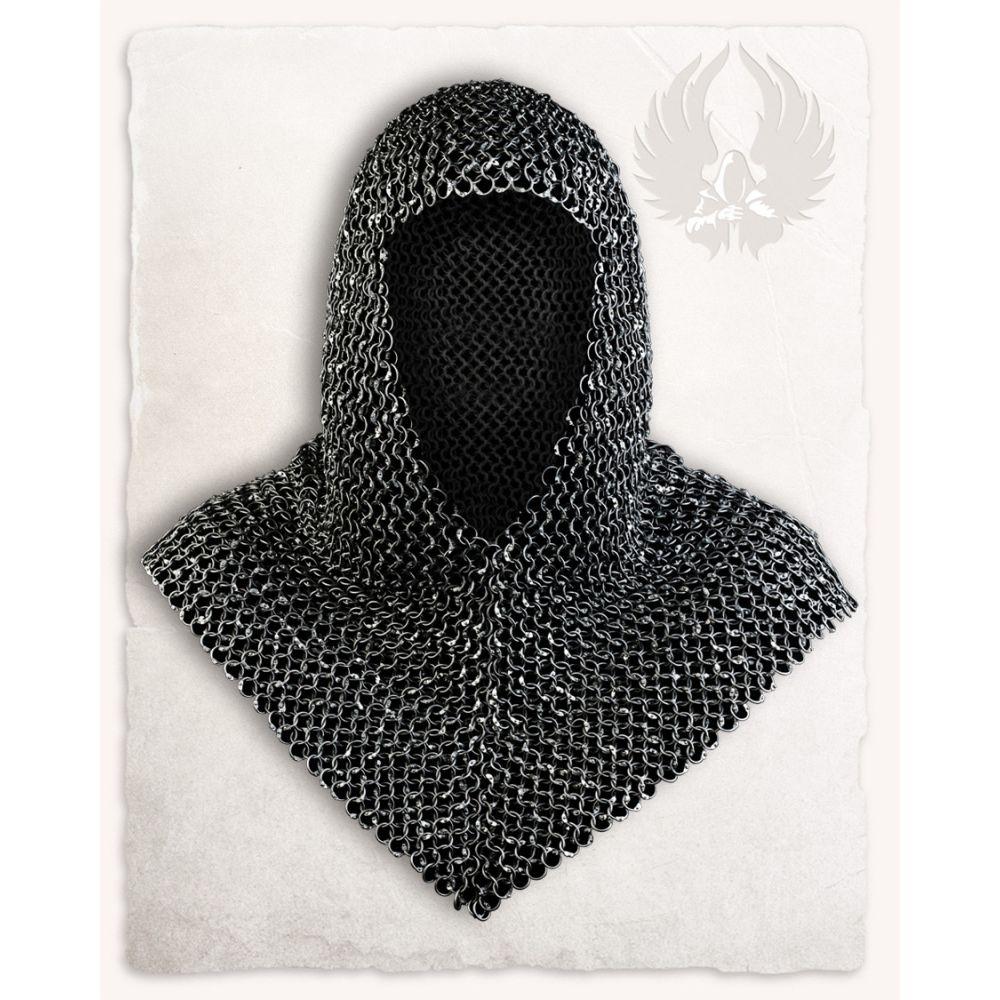 Richard Chain Mail Coif Riveted