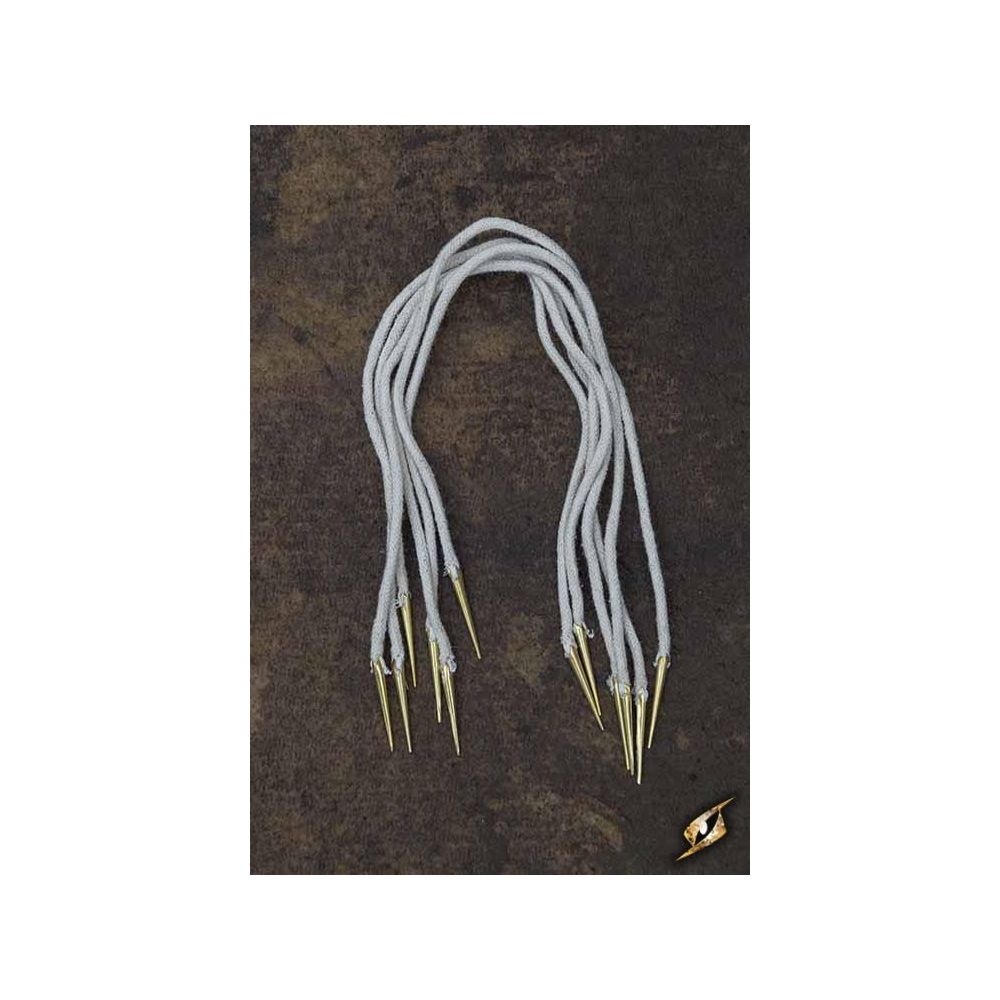 Tie strings with points