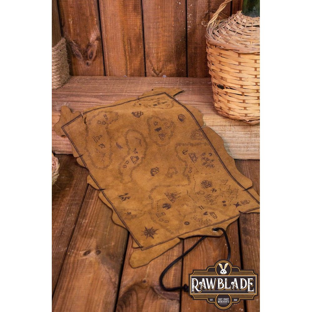 Explorer leather map