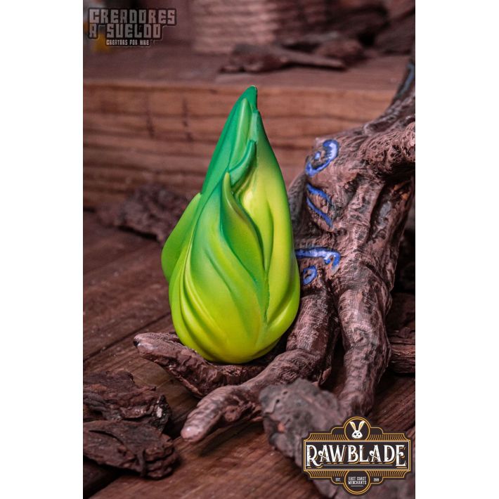 Flame bolt throwing weapon