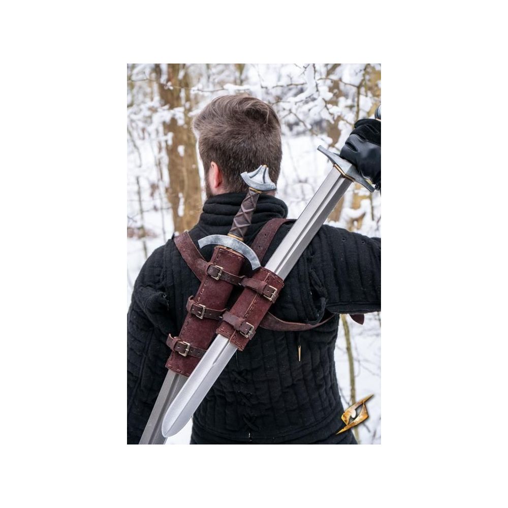 Double back hanger - suede